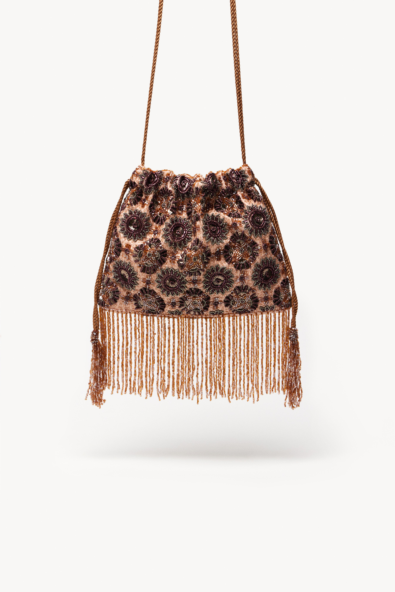 Magali. Bolso saco abalorios | Bolsos de mujer | Hoss Intropia